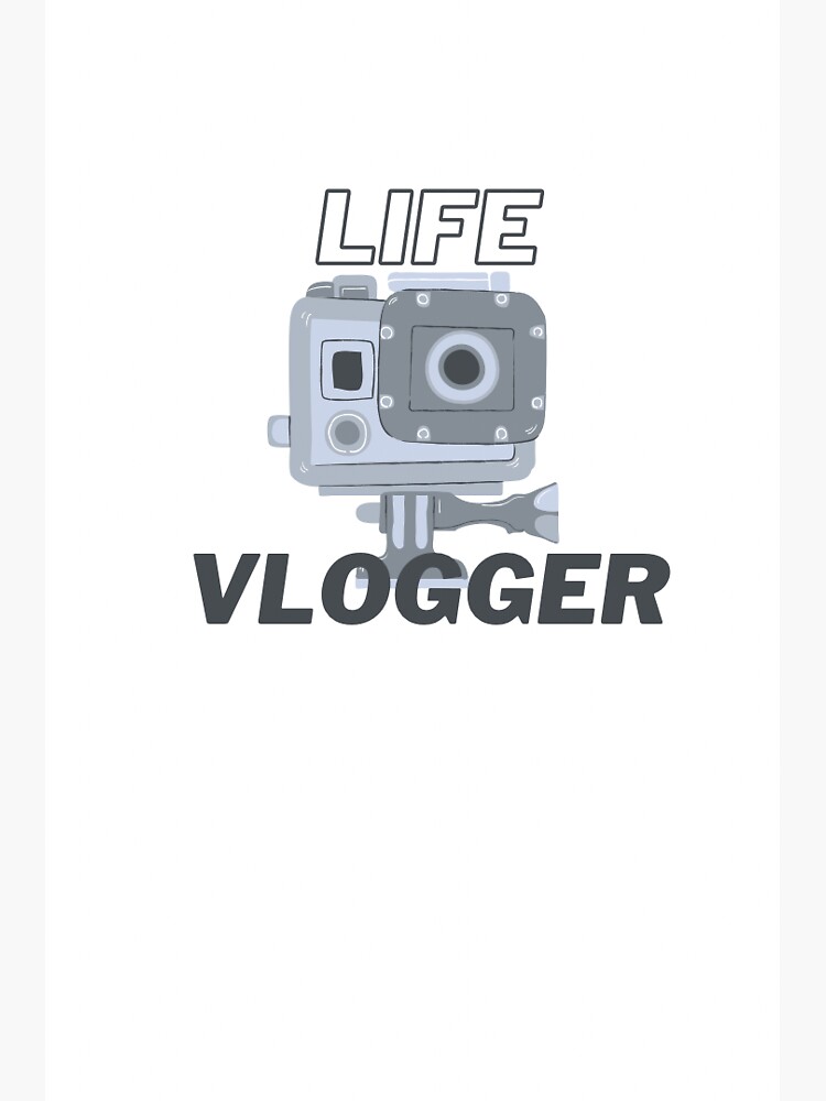 "Vlogger life ??" Sticker by VisulMeu | Redbubble
