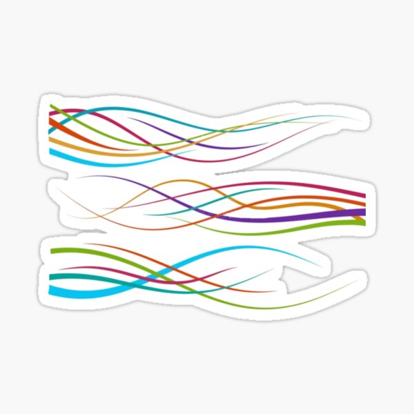 "Line color" Sticker by T0nyy | Redbubble