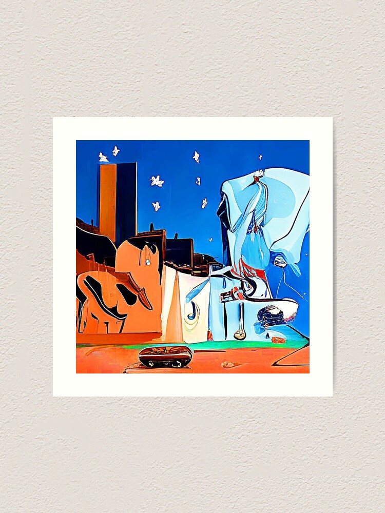 "Salvador Dali style,Salvador Dali" Art Print for Sale by Artrendshop ...
