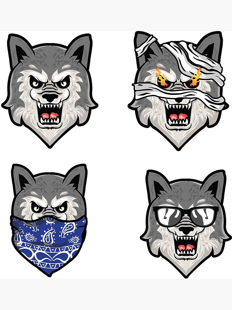 "Pack of Wolf Stickers The Lone Sigma Dominate the Alpha Male The Lone ...