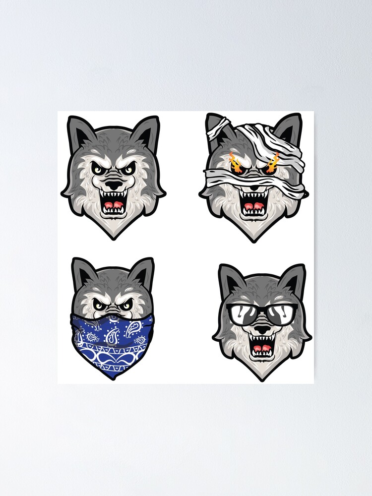 "Pack of Wolf Stickers The Lone Sigma Dominate the Alpha Male The Lone ...