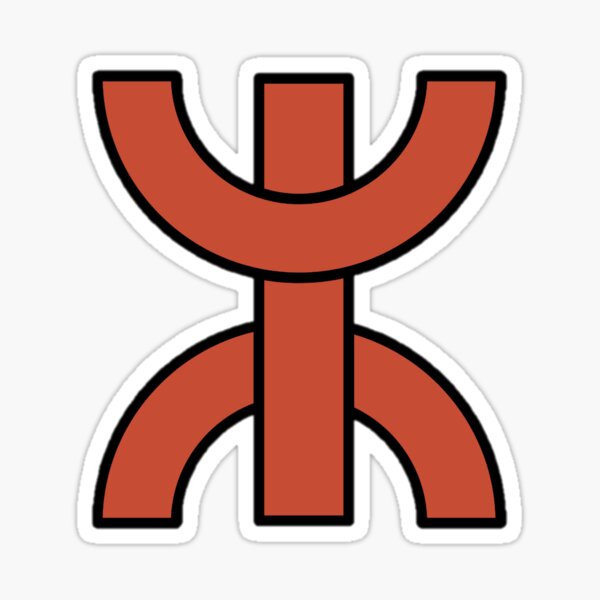 "Berber Patriotic Symbol - Amazigh World Design" Sticker for Sale by ...