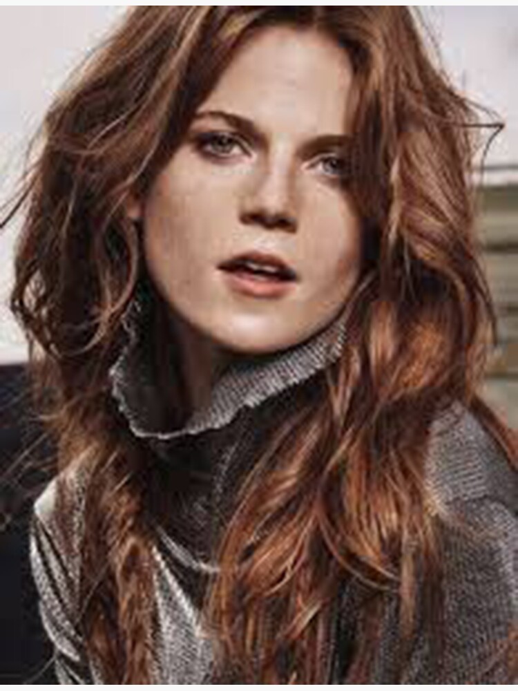 "Rose Leslie - Poster" Sticker by Huntleebg | Redbubble