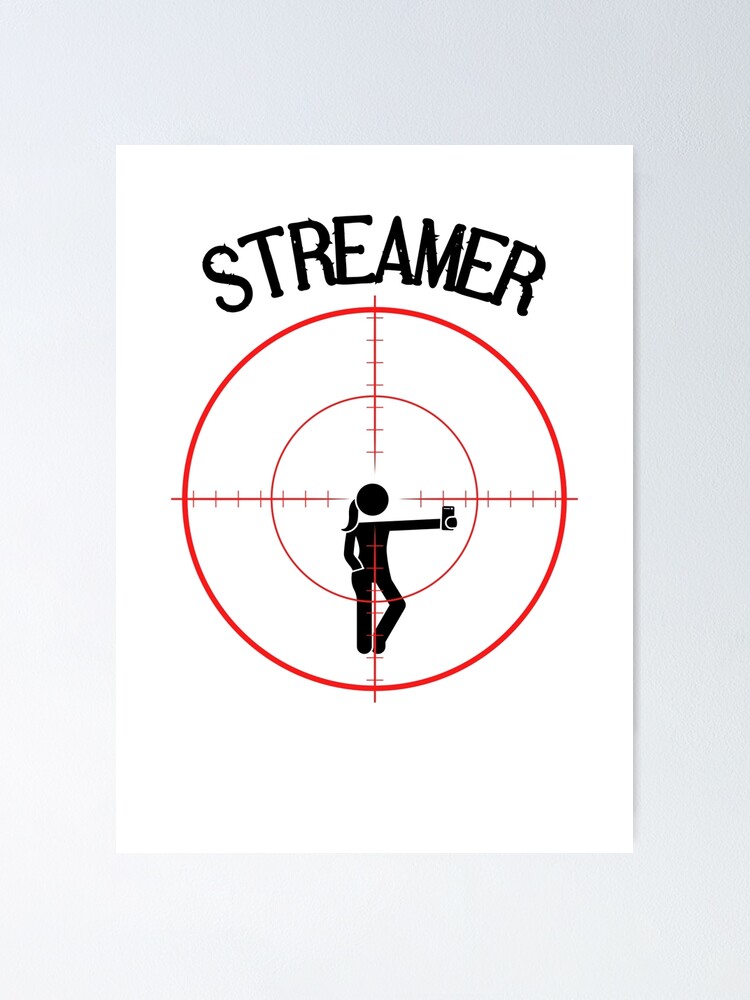 "Streamers Live Dangerously / Gamer Meme / Gaming Design /" Poster for ...