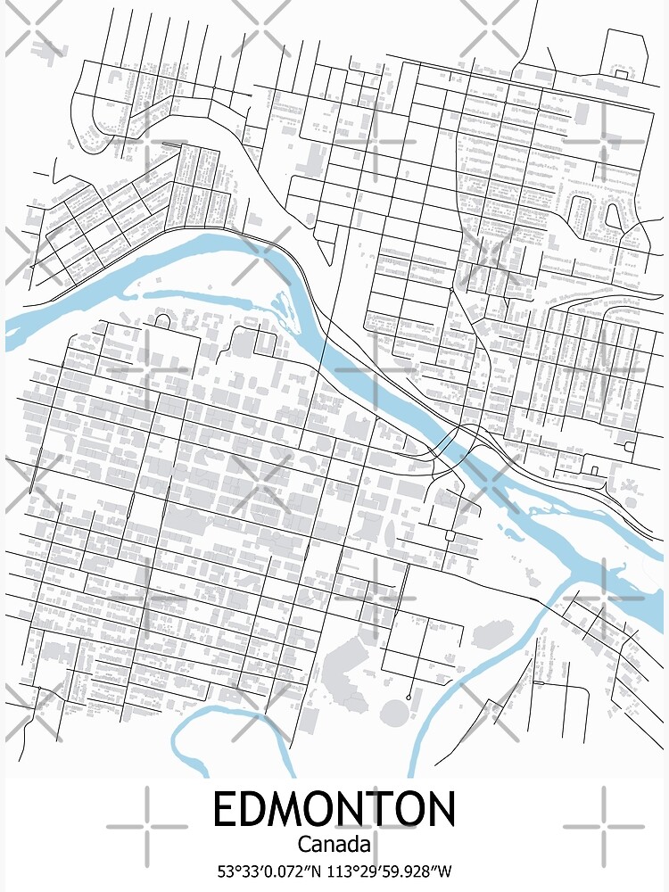 "Edmonton Alberta Capital City, Edmonton Canadian Map, Town City Map ...