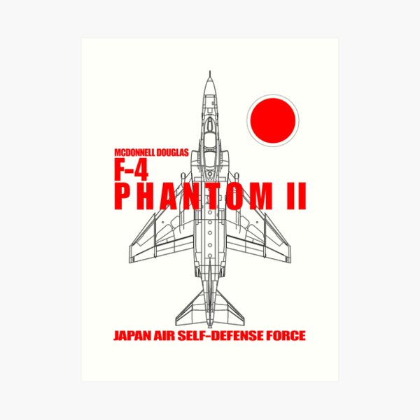 "F-4 Phantom II Japanese Air Force - JASDF" Art Print for Sale by ...
