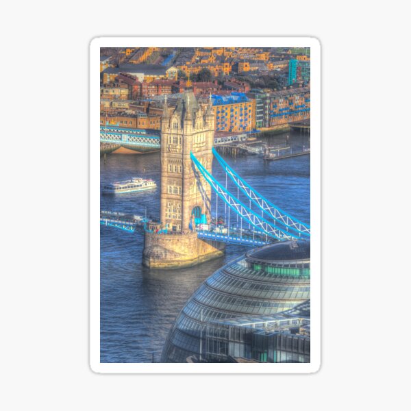 "City Hall Tower Bridge London " Sticker by Londonimages | Redbubble