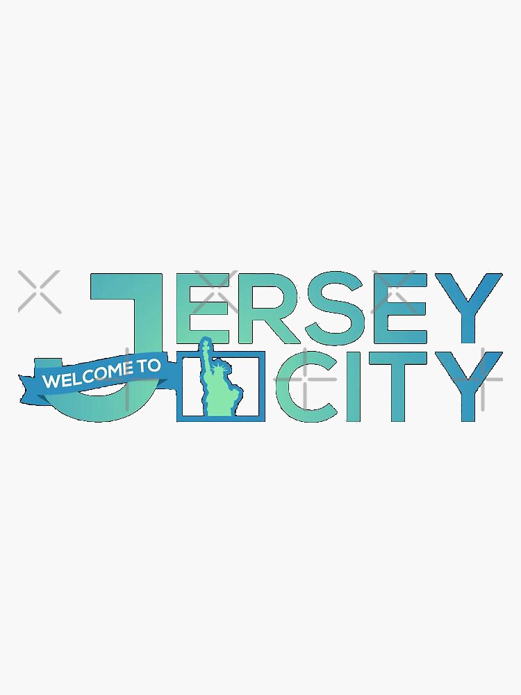"Jersey City" Sticker for Sale by teresaholliday | Redbubble