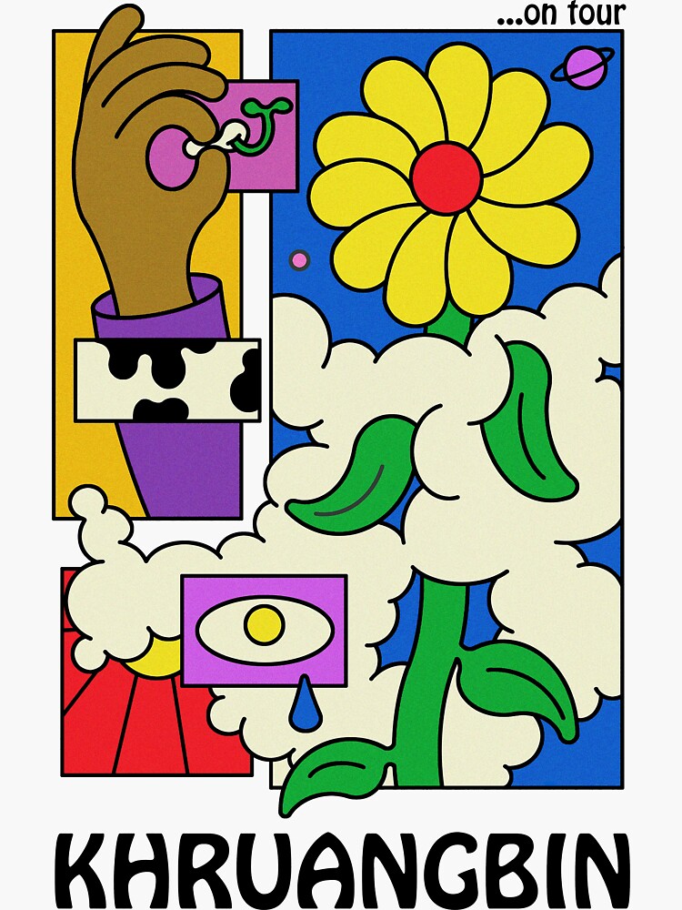 "on tour" Sticker by kaseymonte | Redbubble