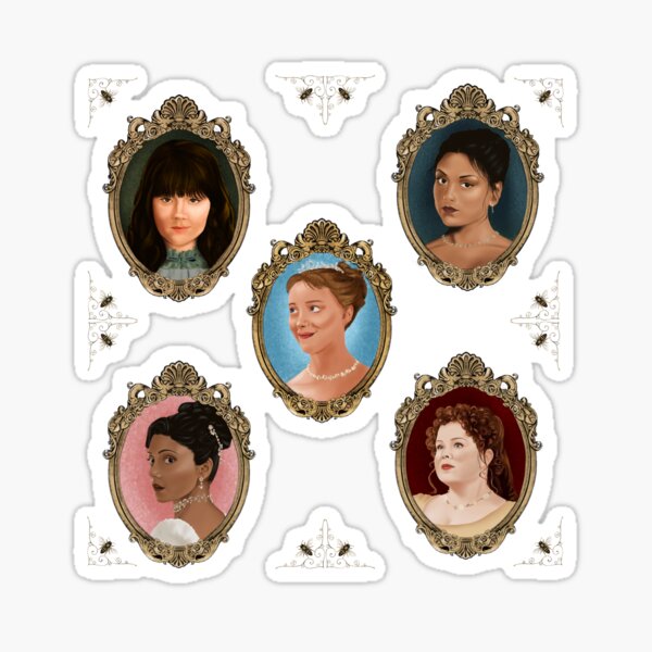 "Bridgerton" Sticker by enami | Redbubble