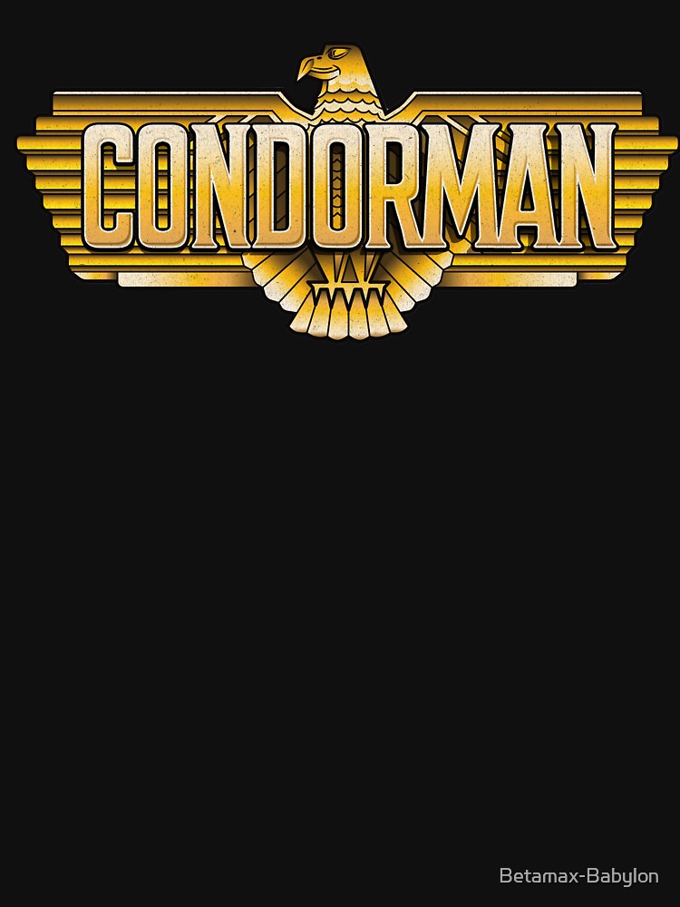 "Condorman Logo" T-shirt for Sale by Betamax-Babylon | Redbubble | 80s ...