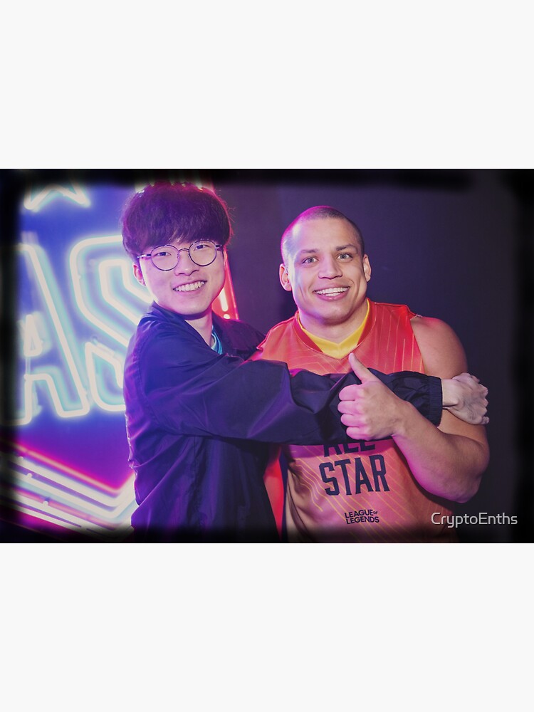 "Tyler1 and faker" Sticker for Sale by CryptoEnths | Redbubble