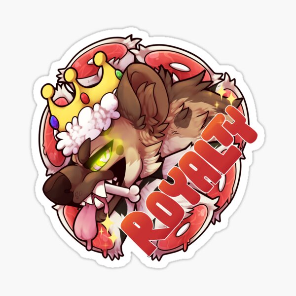 "ROYALTY" Sticker for Sale by Shlimaz | Redbubble