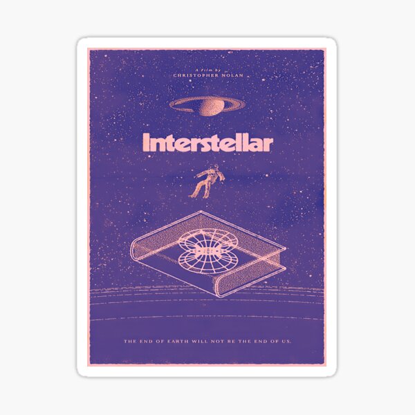 "Interstellar Artwork 1" Sticker by kasixudesigns | Redbubble
