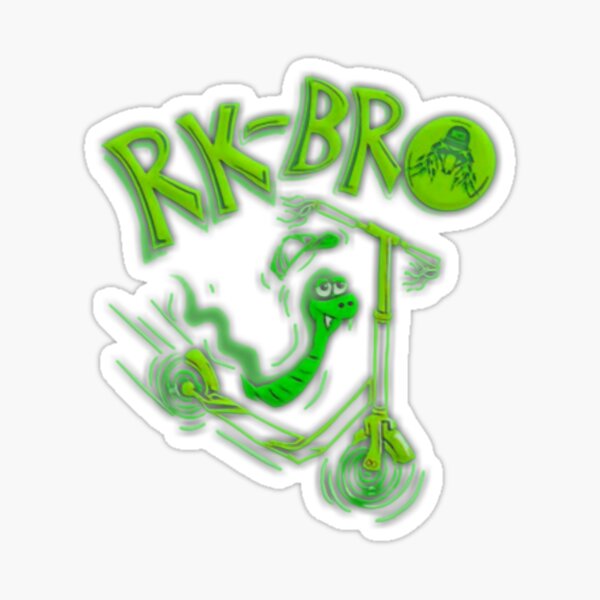 "Rk Bro" Sticker by MohammedQahtani | Redbubble