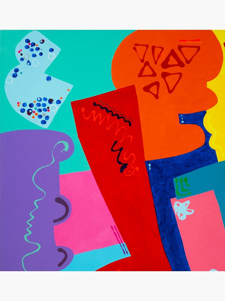 "Having Fun with Shapes and Colors - My Original Art" Poster by ...