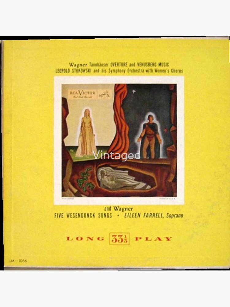 "Tannhauser,10" lp, Richard Wagner, Opera, German" Framed Art Print for ...