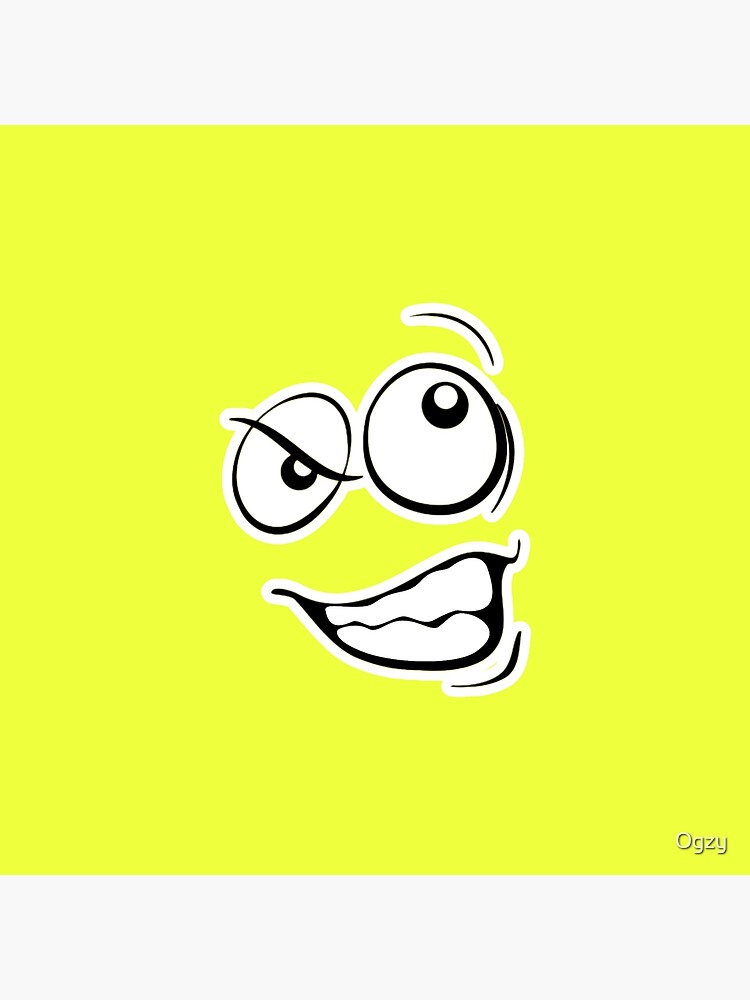 "Smiley emoticon funny deceitful" Poster for Sale by Ogzy | Redbubble