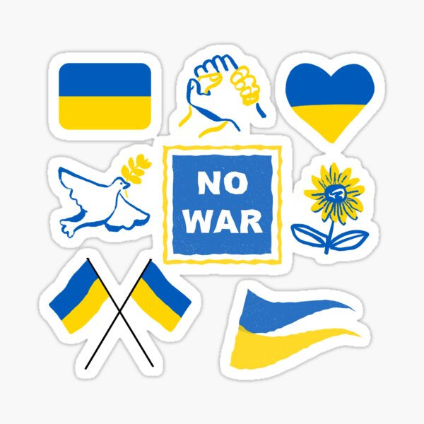 "Ukraine sticker pack" Sticker by CorneliusDesign | Redbubble