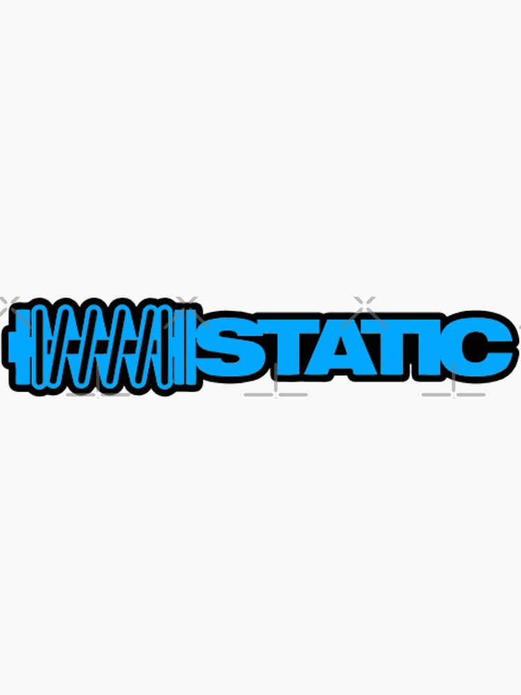 "STATIC STANCE" Sticker by Racingdecals | Redbubble