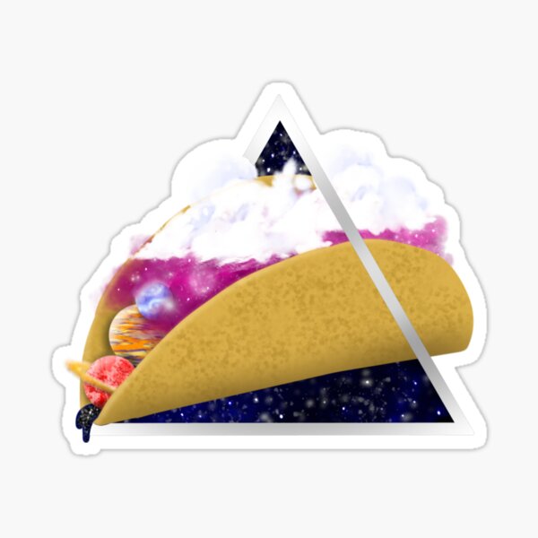 "Space Taco" Sticker by Buntcak3 | Redbubble