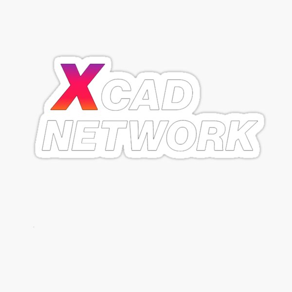 "XCAD Network (XCAD)" Sticker by LiveStores | Redbubble