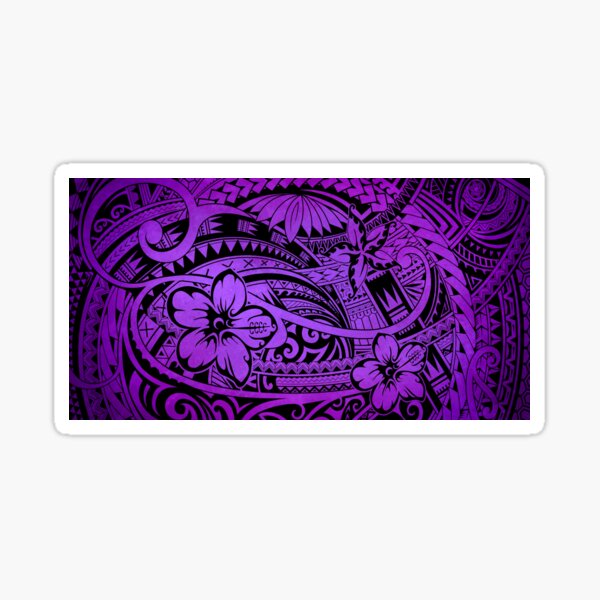 "Polynesian Design" Sticker for Sale by artistwill | Redbubble