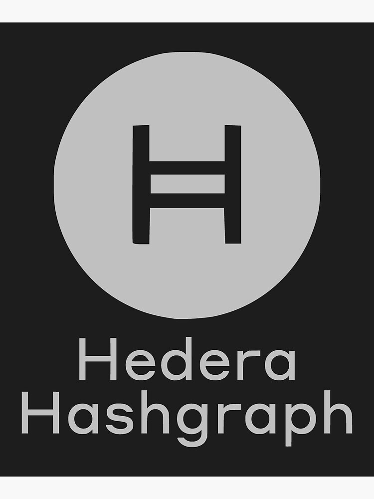"Hedera Hashgraph HBAR Smoke" Poster for Sale by PopFoxT-shirts | Redbubble