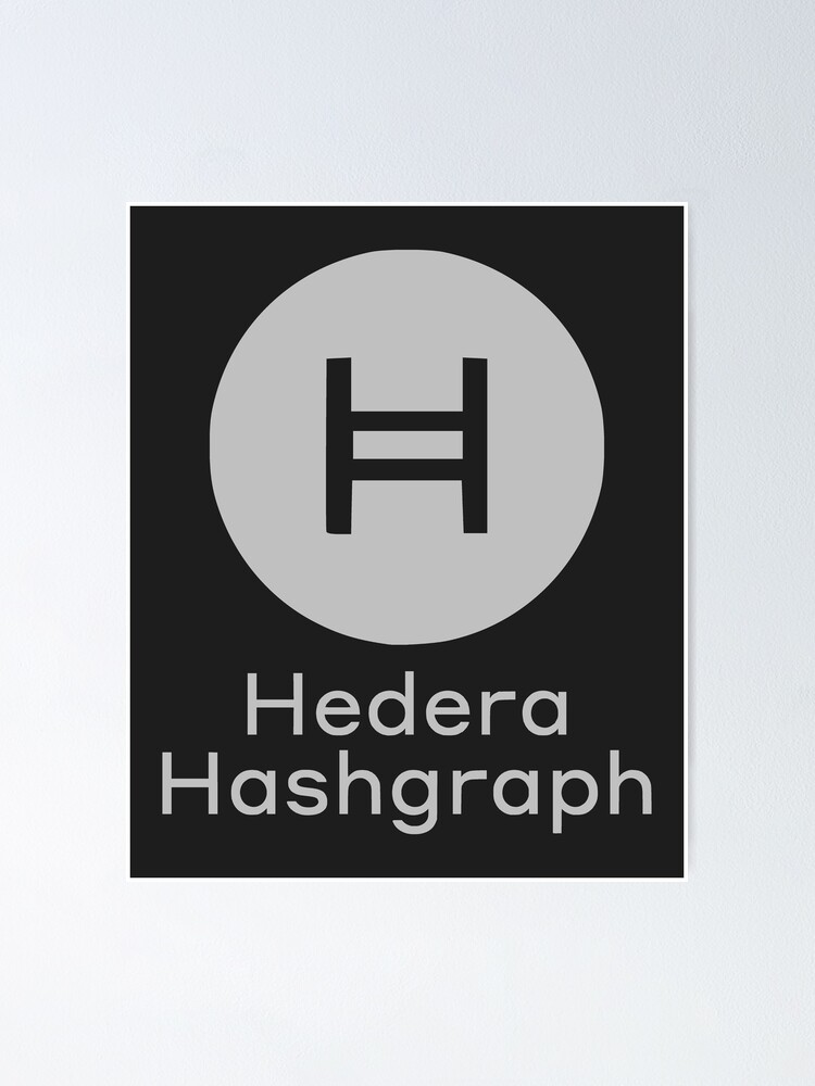 "Hedera Hashgraph HBAR Smoke" Poster for Sale by PopFoxT-shirts | Redbubble