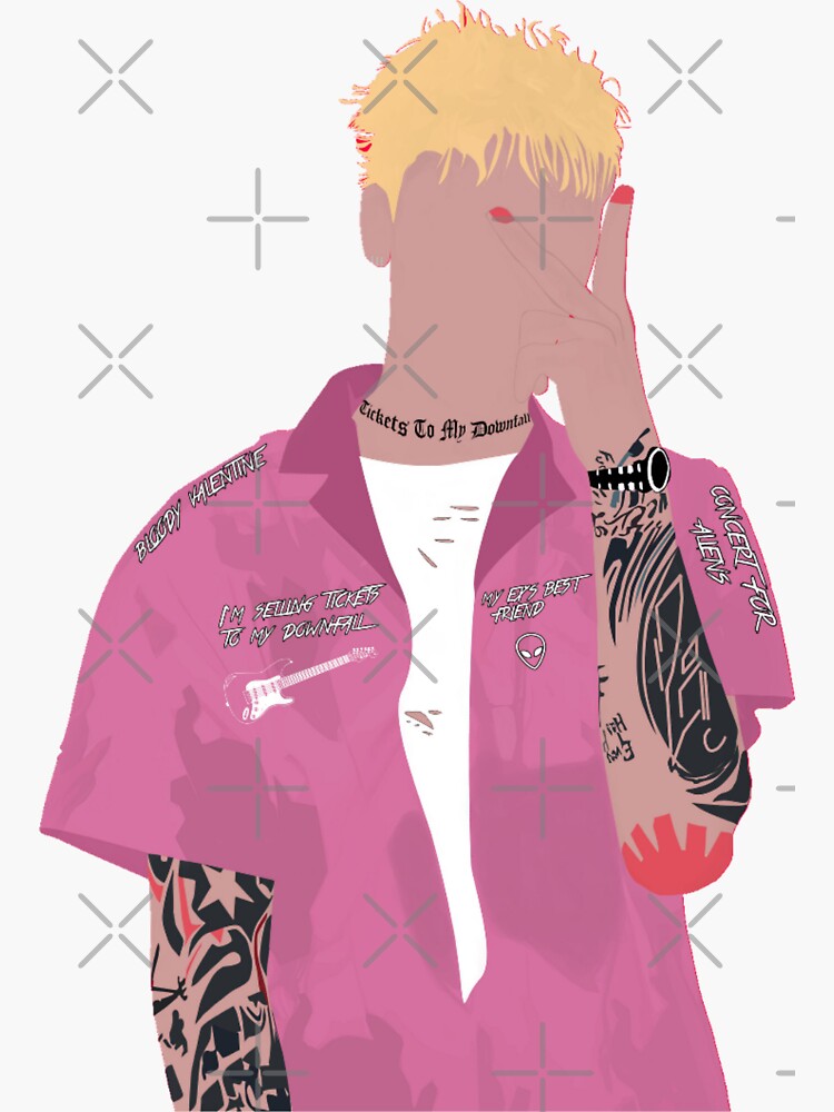 "pink gun" Sticker by Namigatoo | Redbubble