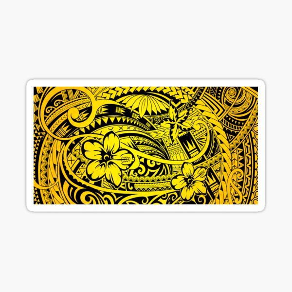 "Polynesian Design" Sticker by artistwill | Redbubble