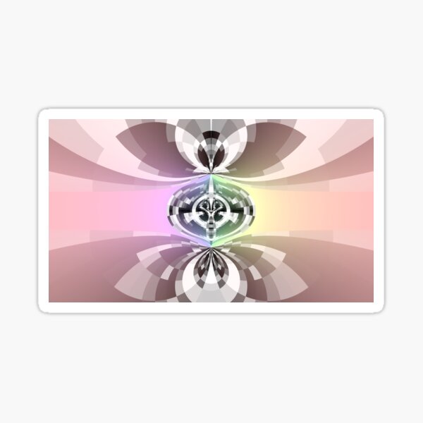 ""Dimension Warp"" Sticker for Sale by robryecran | Redbubble