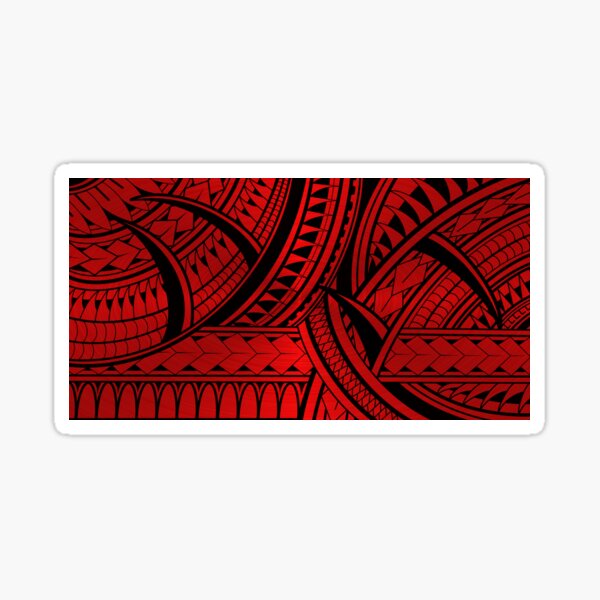 "Polynesian Design" Sticker by artistwill | Redbubble