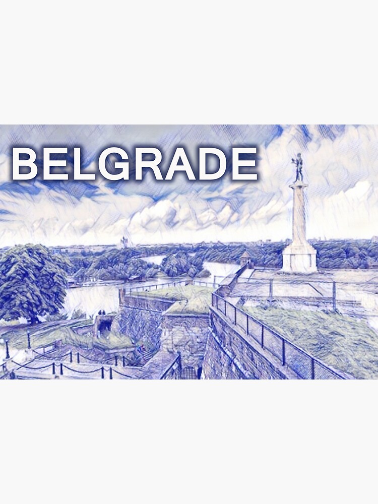 "Belgrade" Sticker for Sale by Tinkily | Redbubble