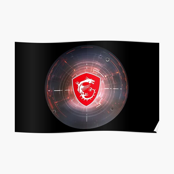 "MSI Logo" Poster for Sale by Nanisdafne | Redbubble