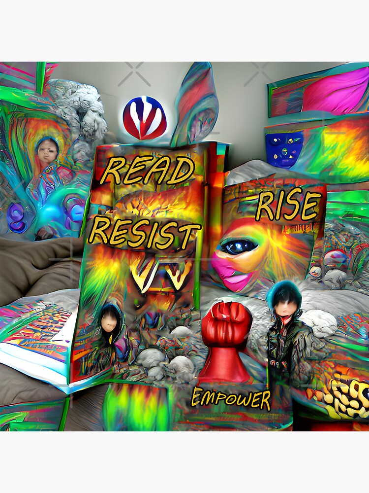 "Read Rise Resist -- Empower Seek The Truth" Sticker for Sale by ...