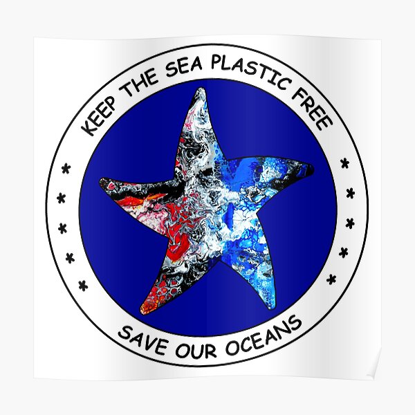 "Save our Oceans" Poster for Sale by TanTrisTani | Redbubble