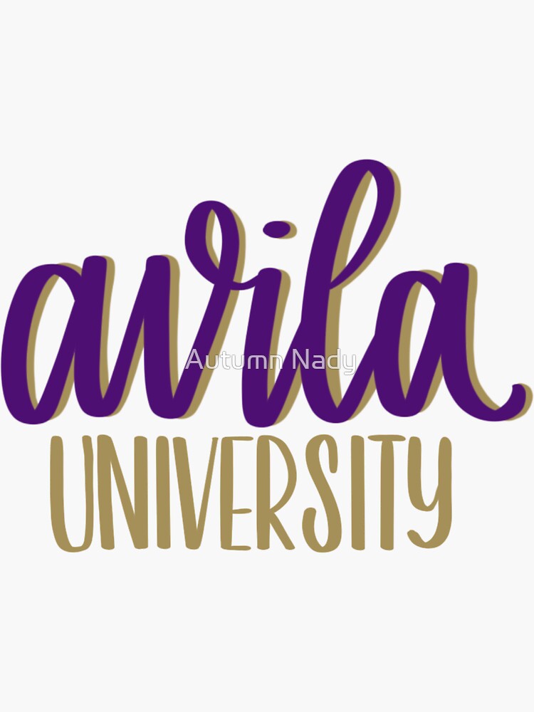 "Avila university " Sticker by AutumnNady9702 | Redbubble