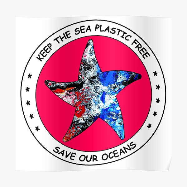 "Save our Oceans" Poster for Sale by TanTrisTani | Redbubble