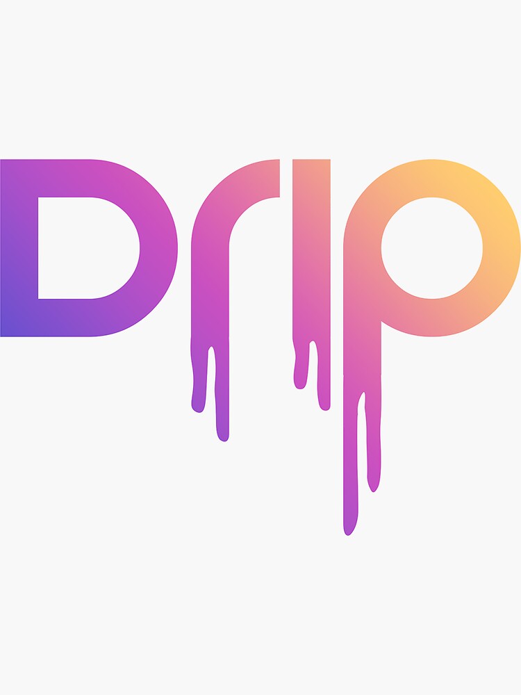 "DRIP merch" Sticker by ApolloWear | Redbubble
