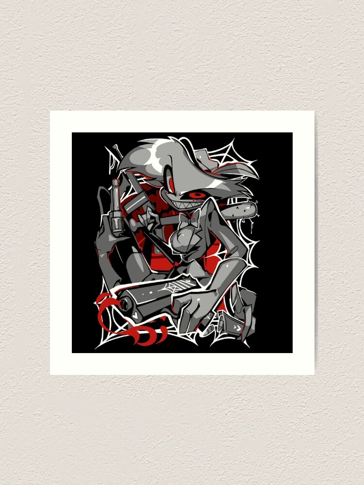 "Angel Dust Demon Design - Hazbin Hotel " Art Print for Sale by Anime ...