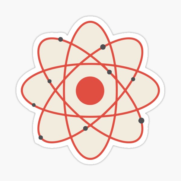 "Atom" Sticker by bekhechi13 | Redbubble