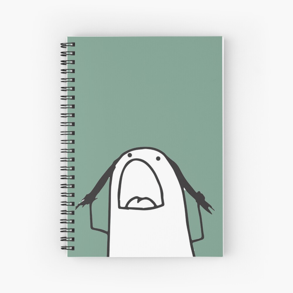 "angry flork" Spiral Notebook by SmiChaa | Redbubble