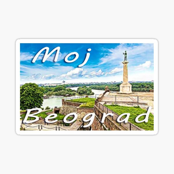 "My Belgrade" Sticker by Tinkily | Redbubble