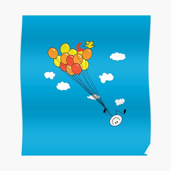 "Flying lesson" Poster for Sale by Intriguing-I- | Redbubble