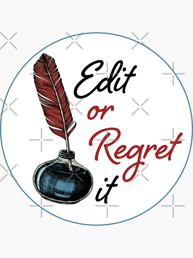 "Edit Or Regret It, English Teacher Gift Writer present Editor English ...