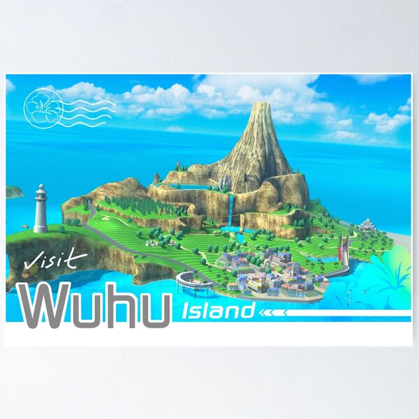 "Wuhu Island Postcard" Poster for Sale by leahbbowyer | Redbubble