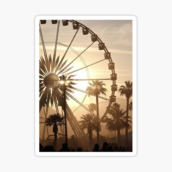 "Coachella 2022 festival song" Sticker by Muoti | Redbubble