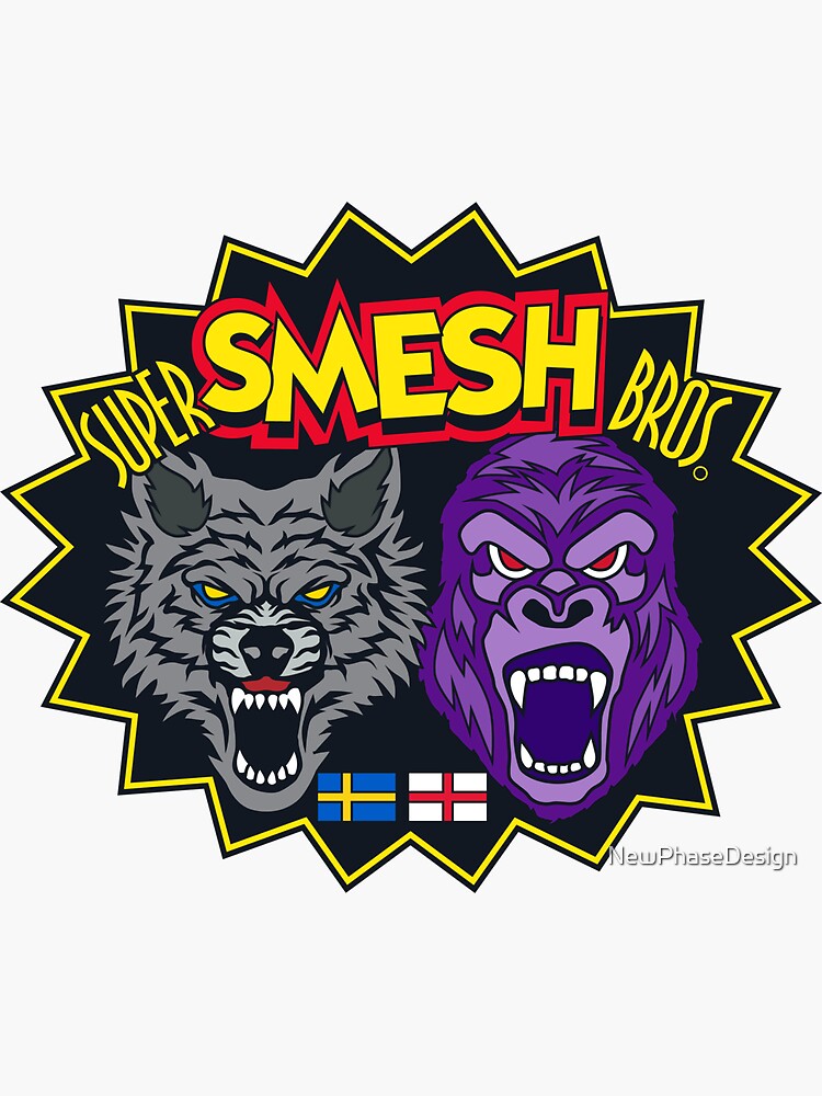 "Super Smesh Bros Khamzat Chimaev Darren Till" Sticker by ...