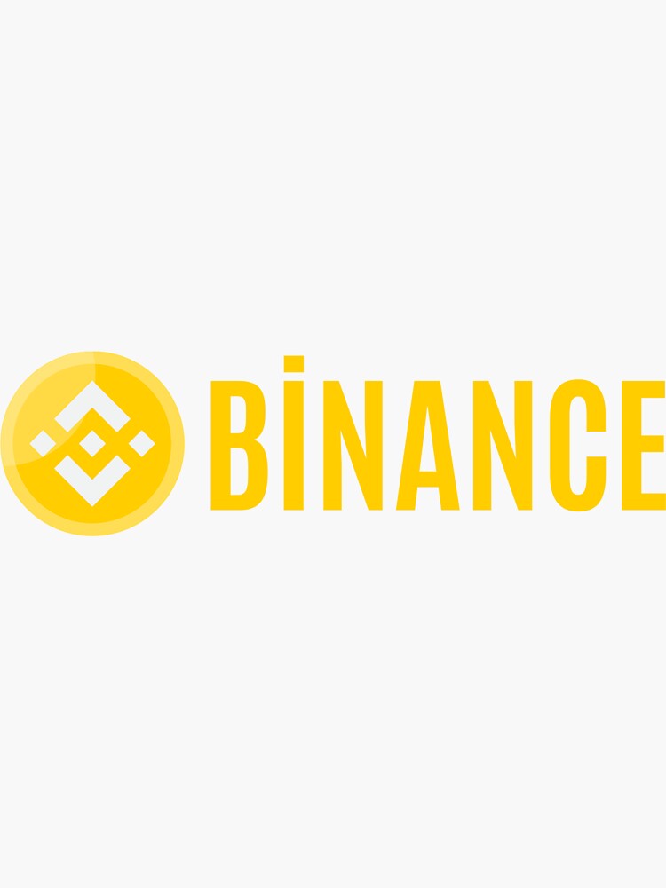 "Binance" Sticker for Sale by choosetake | Redbubble